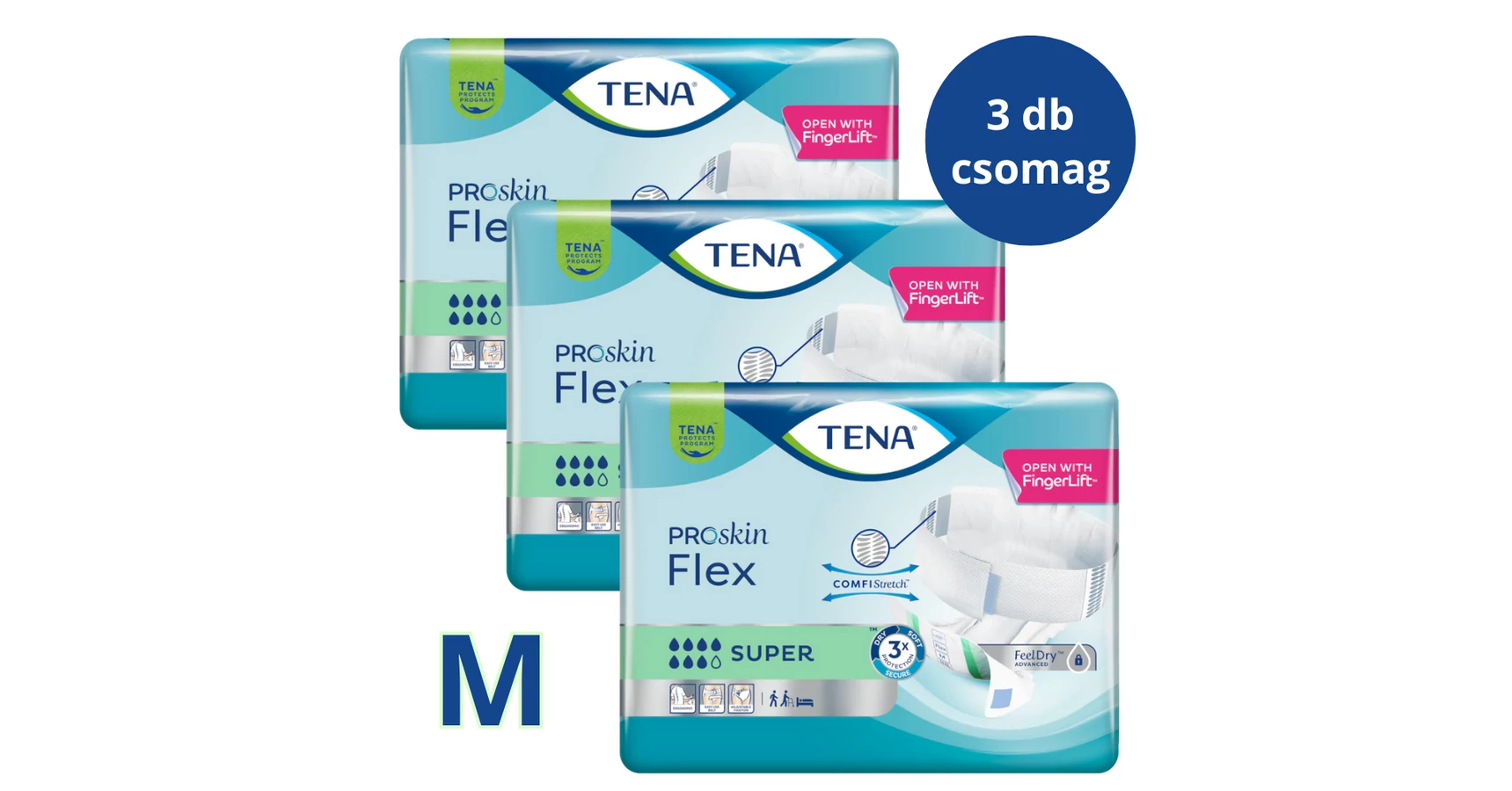 TENA Flex Super M MEGA - PelenkaExpressz